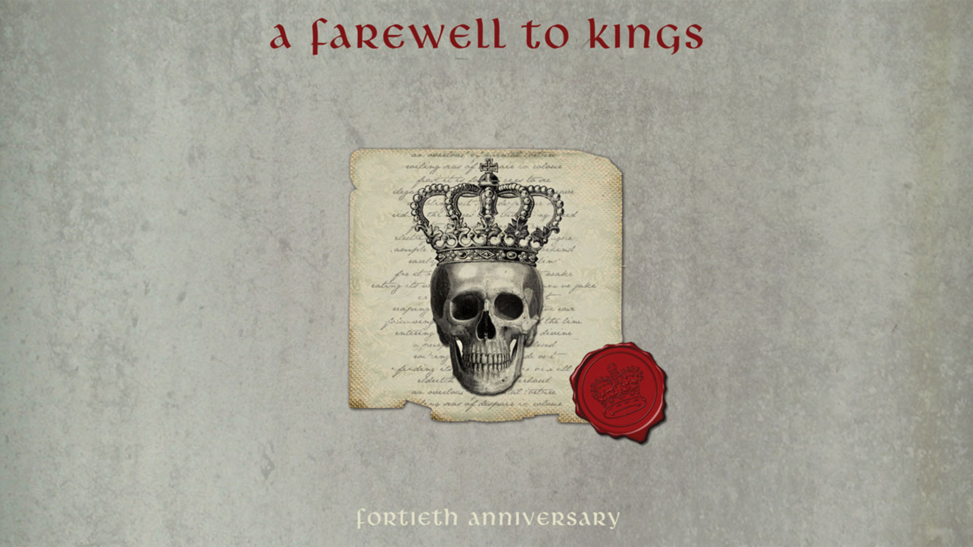 "A Farewell to Kings 40th Anniversary Edition" linernotes and more from ...