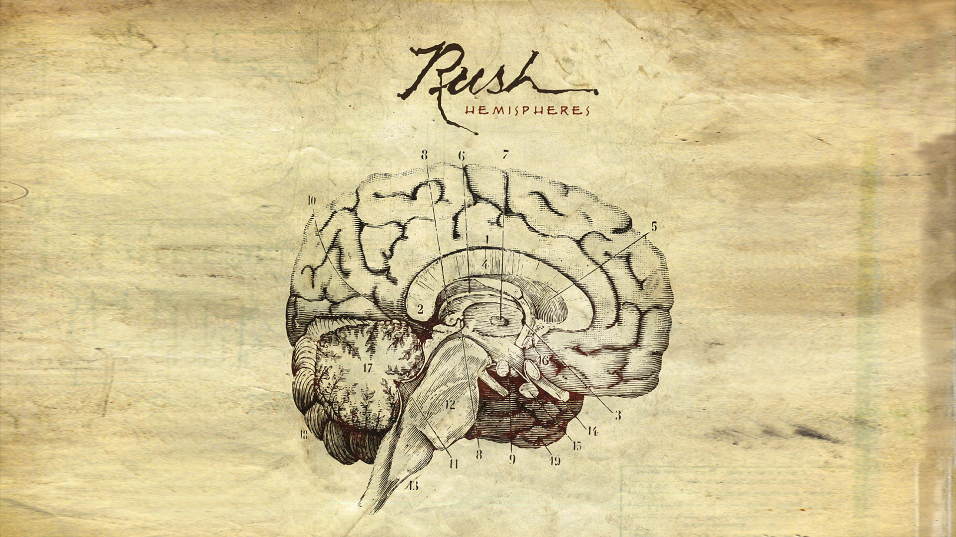 Rush Hemispheres Wallpaper